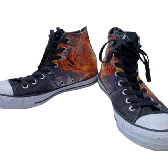 Converse | Shoes | Converse X Dc Comics Ctas High The Flash 6139c Size ...